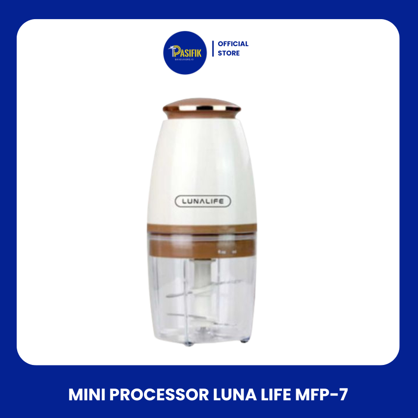 Jual Luna Mini Chopper Bumbu Blender Kapsul / Chopper Elektrik 700ml ...
