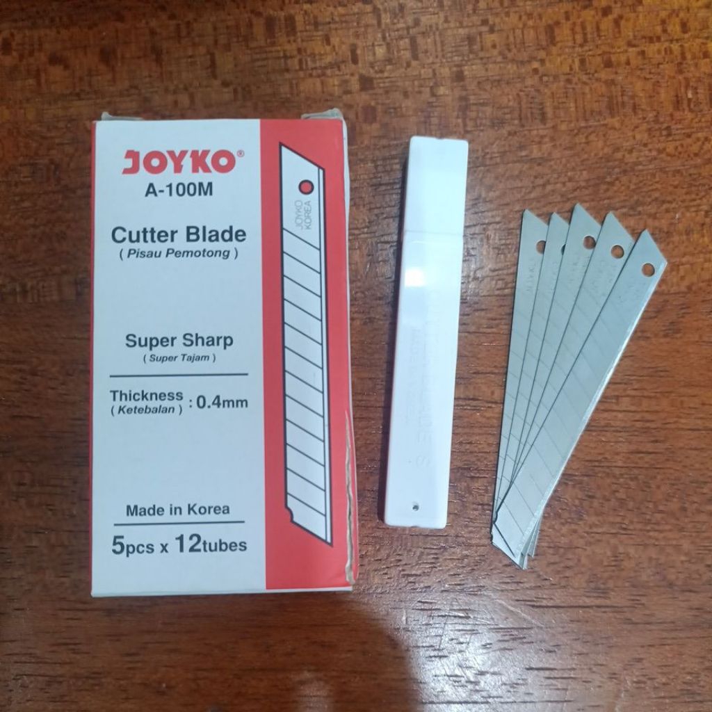 Jual [ 5PCS ] ISI CUTTER KECIL | ISI CUTTER JOYKO A-100 | ISI CUTTER ...