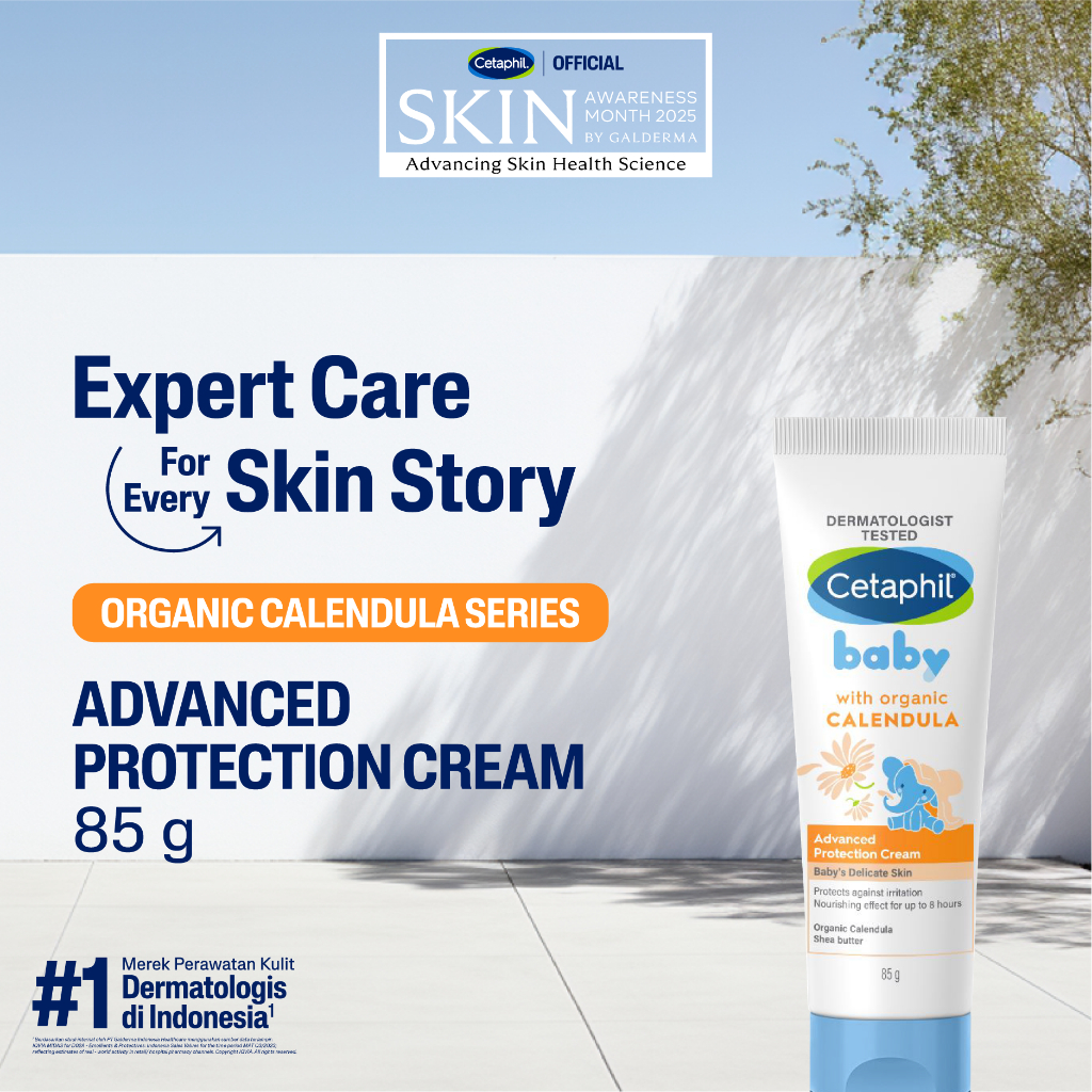 Jual Cetaphil Baby with Organic Calendula Advanced Protection Cream 85g ...