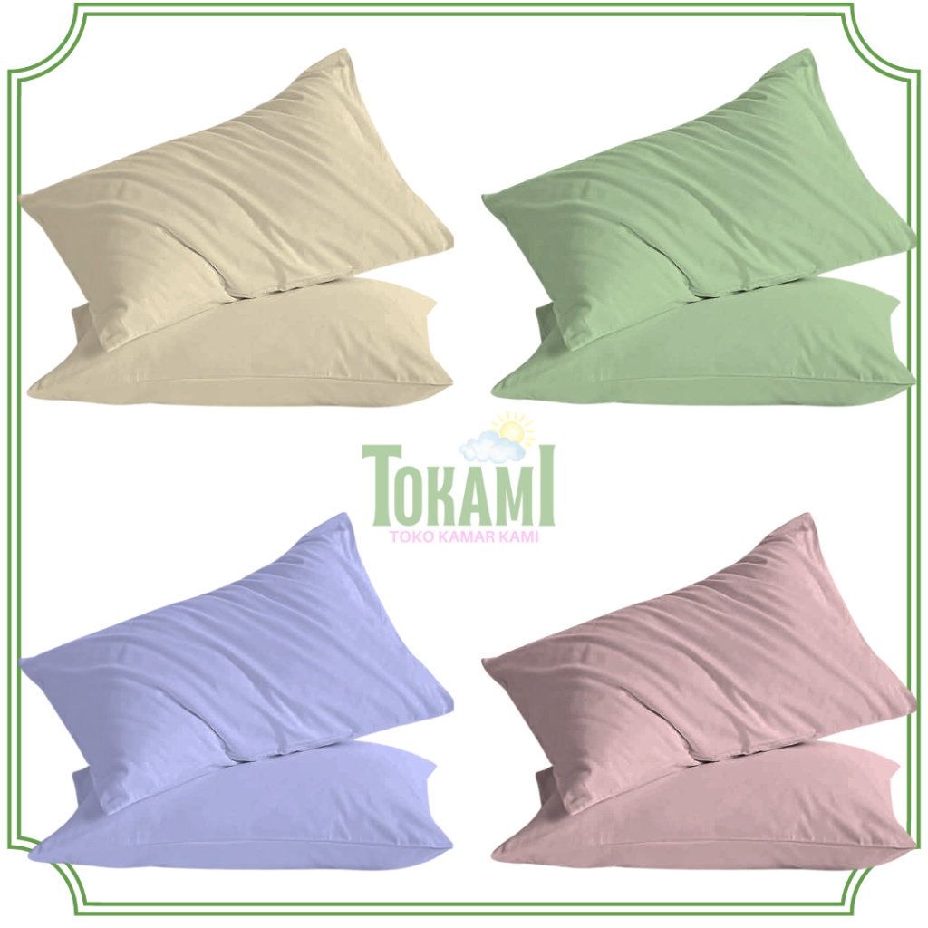Jual Sarung Bantal Sarung Guling Warna Polos - Ukuran 48x65 cm - Ukuran ...
