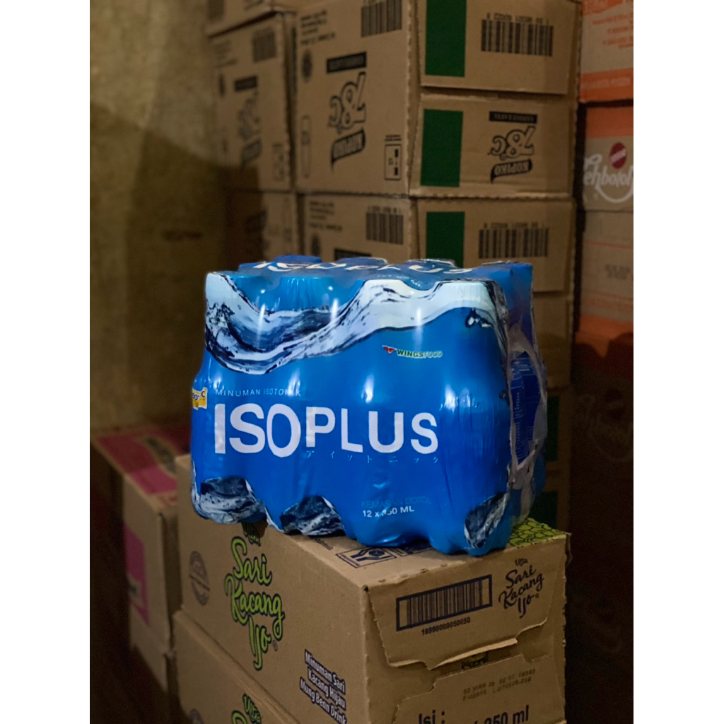 Jual ISOPLUS MINUMAN ISOTONIK 350ml kemasan pack isi 12 botol | Shopee ...