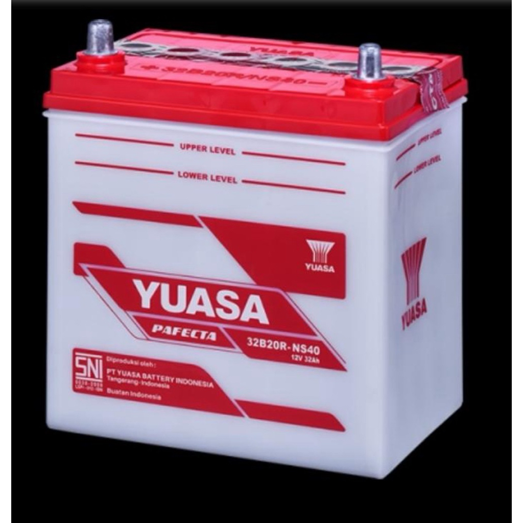 Jual AKI MOBIL YUASA PAFECTA 32B20R - NS40 Accu Basah ORIGINAL | Shopee ...