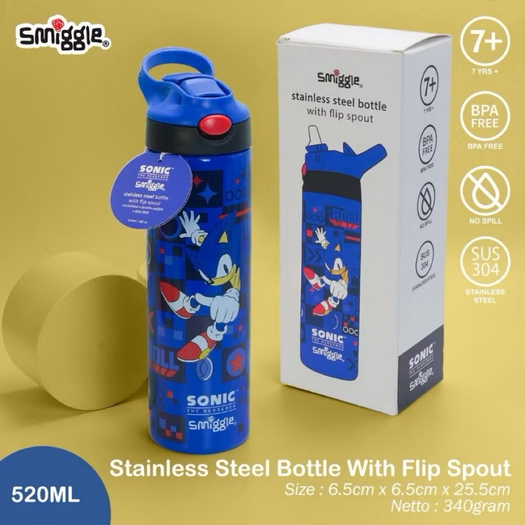 Jual Botol Stainless Smiggle Sonic | Shopee Indonesia