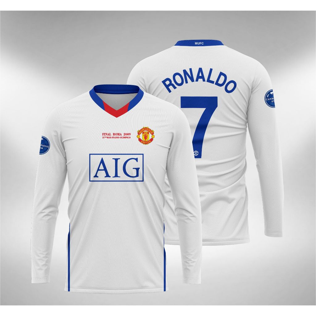 Jual Jersey MU FINAL 2009 UCL LENGAN PANJANG | Shopee Indonesia