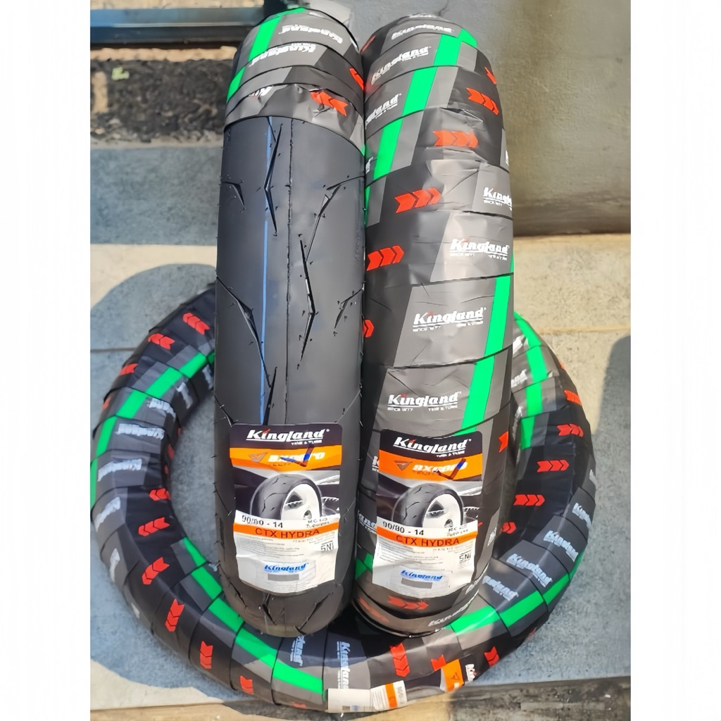 Jual Ban Kingland CTX Hydra 80/90-14 ,90/90-14 ,90/80-14 Tubeless soft ...