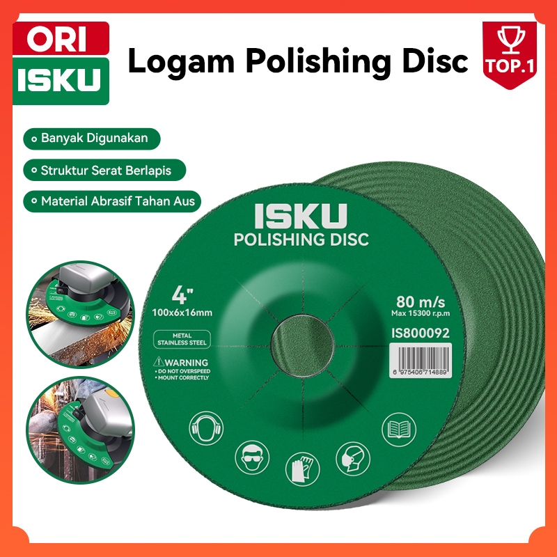 Jual ISKU Mata Gerinda Potong 4" Cakram Gerinda Intan, Batu Asah Mesin ...