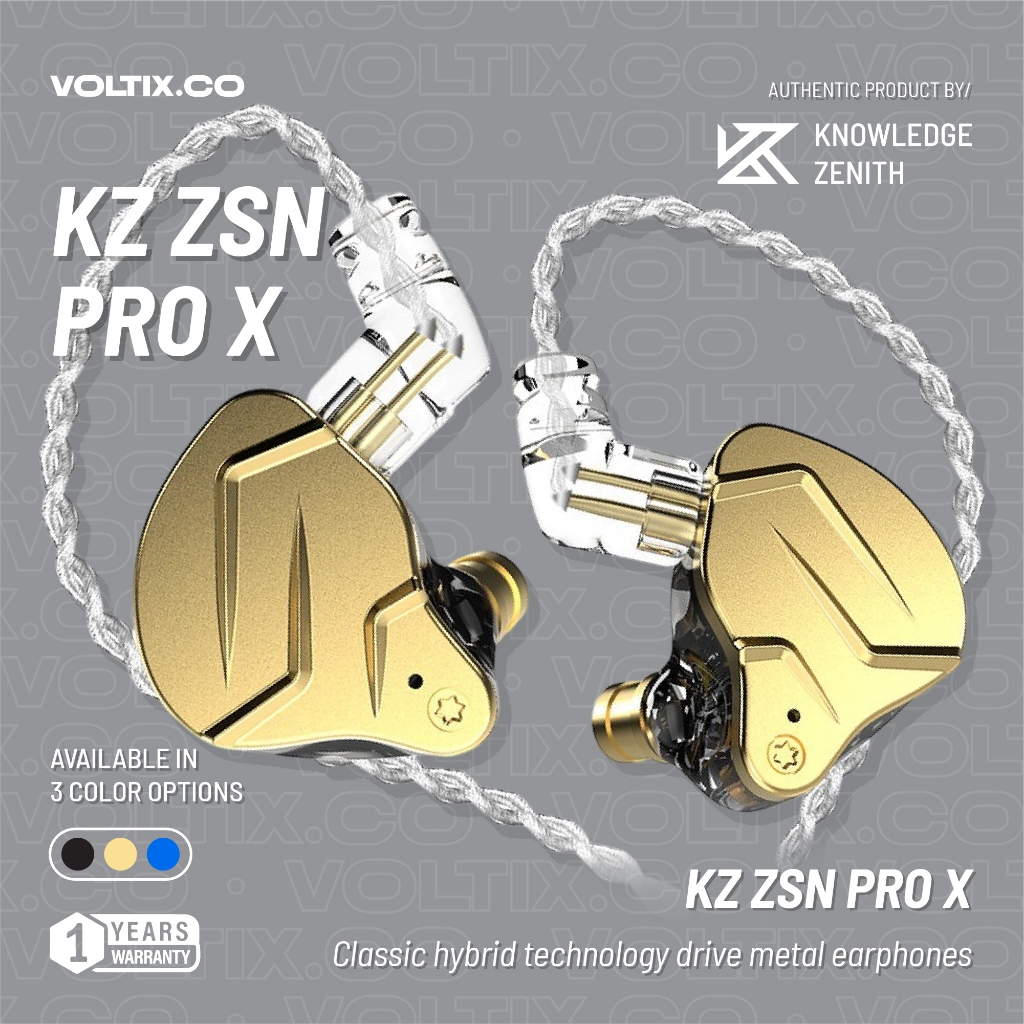 Jual Knowlegde Zenith KZ ZSN Pro X earphone headset with MIC | Shopee ...