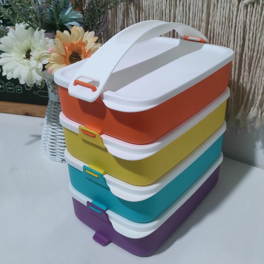 Jual Rantang Tupperware CLICK TO GO 1 SUSUN / CLICK TO GO 4 SUSUN ...