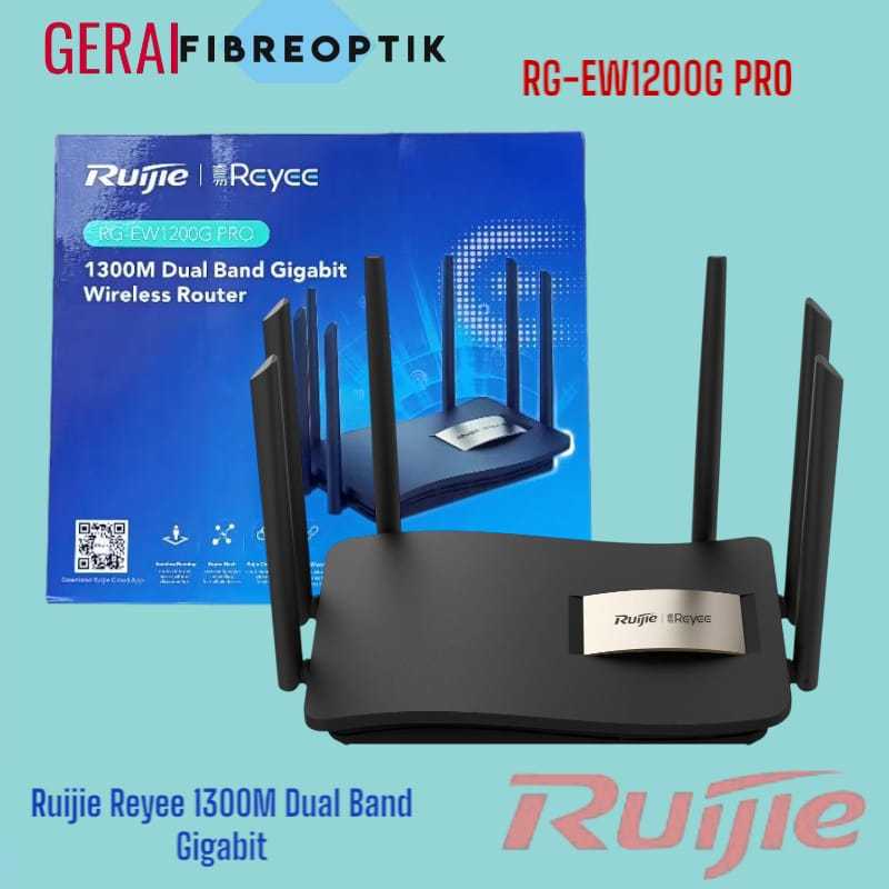 Jual Router RUIJIE RG-EW1200G PRO AC1300M Dual-band Gigabit Wireless - GFO | Shopee Indonesia