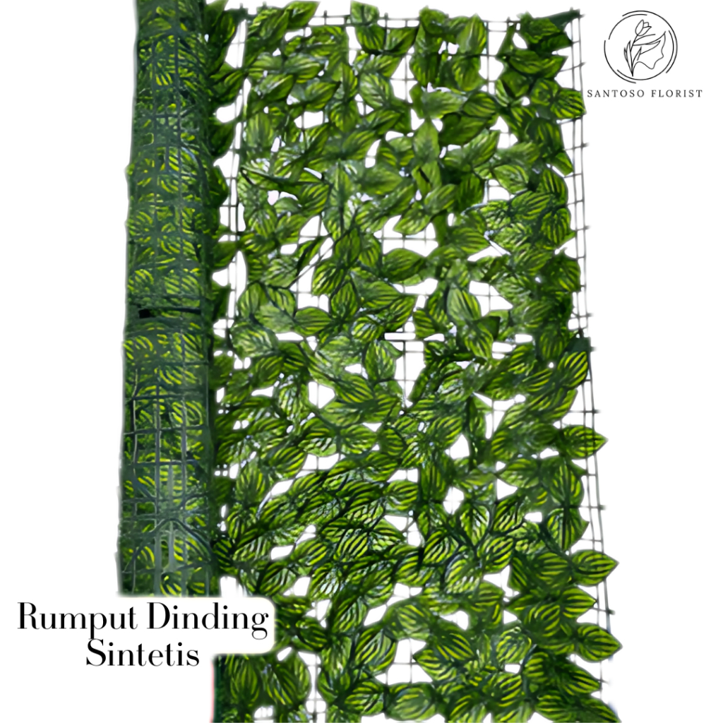 Jual Rumput Dinding Sintetis Dekorasi Dinding Daun Rambat Pagar 3 Meter ...