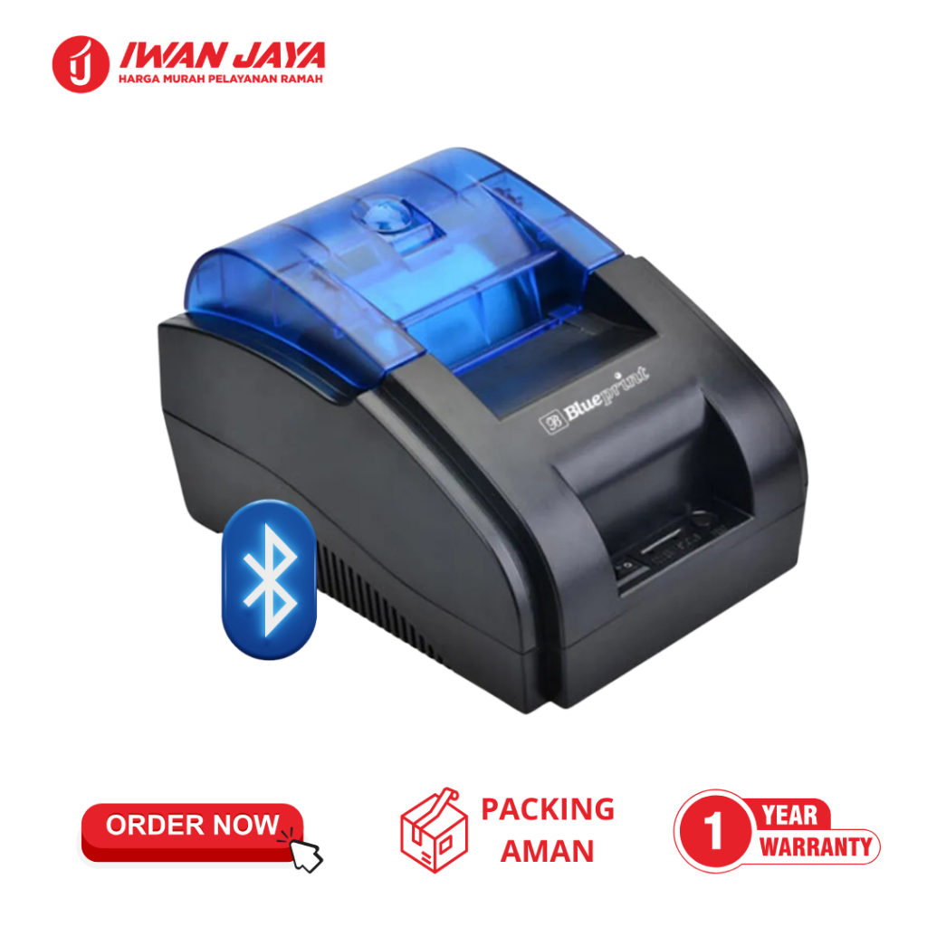 Jual Printer Bluetooth thermal kasir ECO 58D Blueprint ( USB + BT + RJ11 ) | Shopee Indonesia