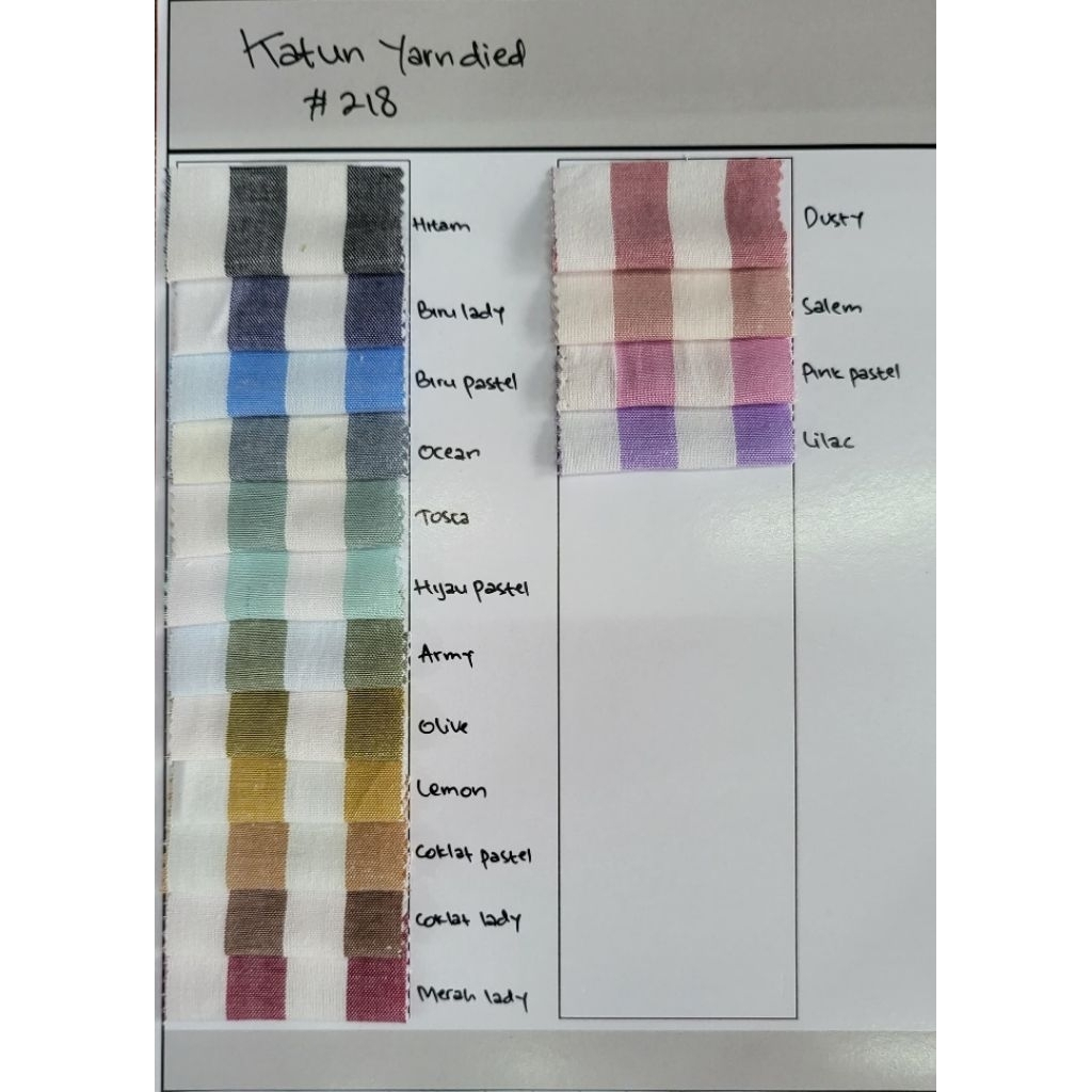 Jual sample bahan kain contoh sample produk hanya sample potongan saja ...