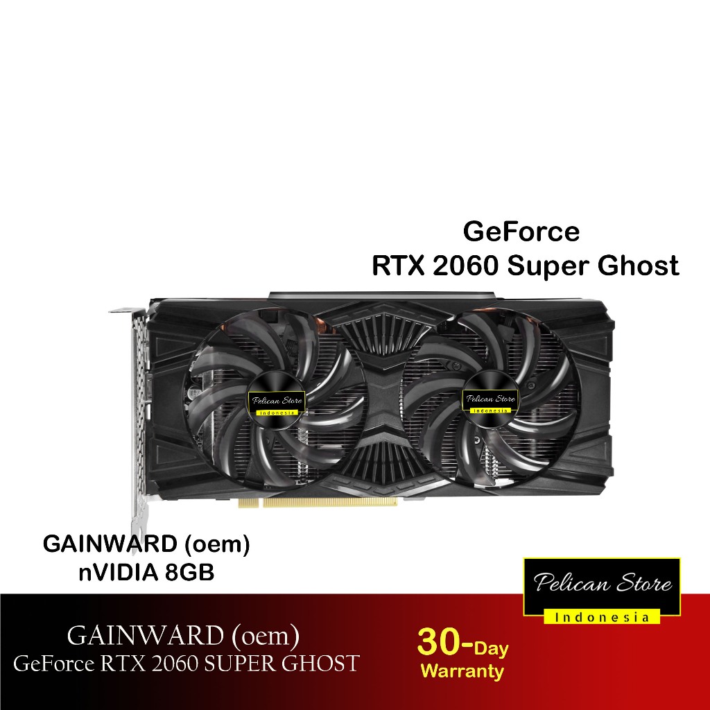 Jual GAINWARD GeForce RTX 2060 SUPER GHOST nVIDIA 8GB VGA GRAPHICS CARD ...
