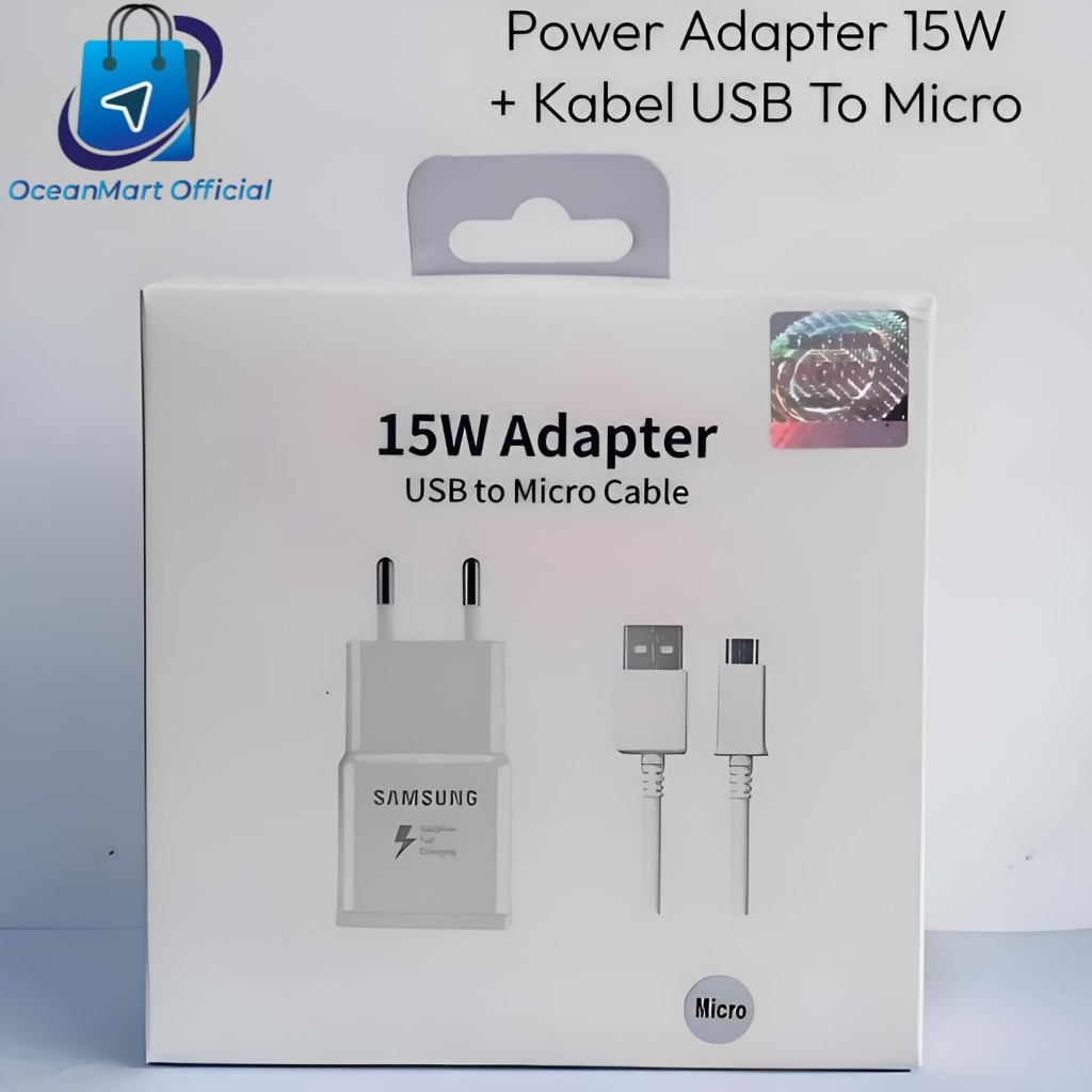 Jual CHARGER Samsung Kabel Data Micro Fast Charging 15W Original USB S6 ...