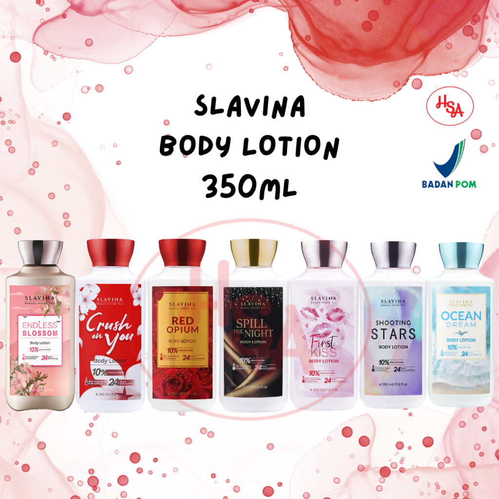 Jual SLAVINA Body Lotion by Nagita Slavina 350ML / Mencerahkan Kulit ...