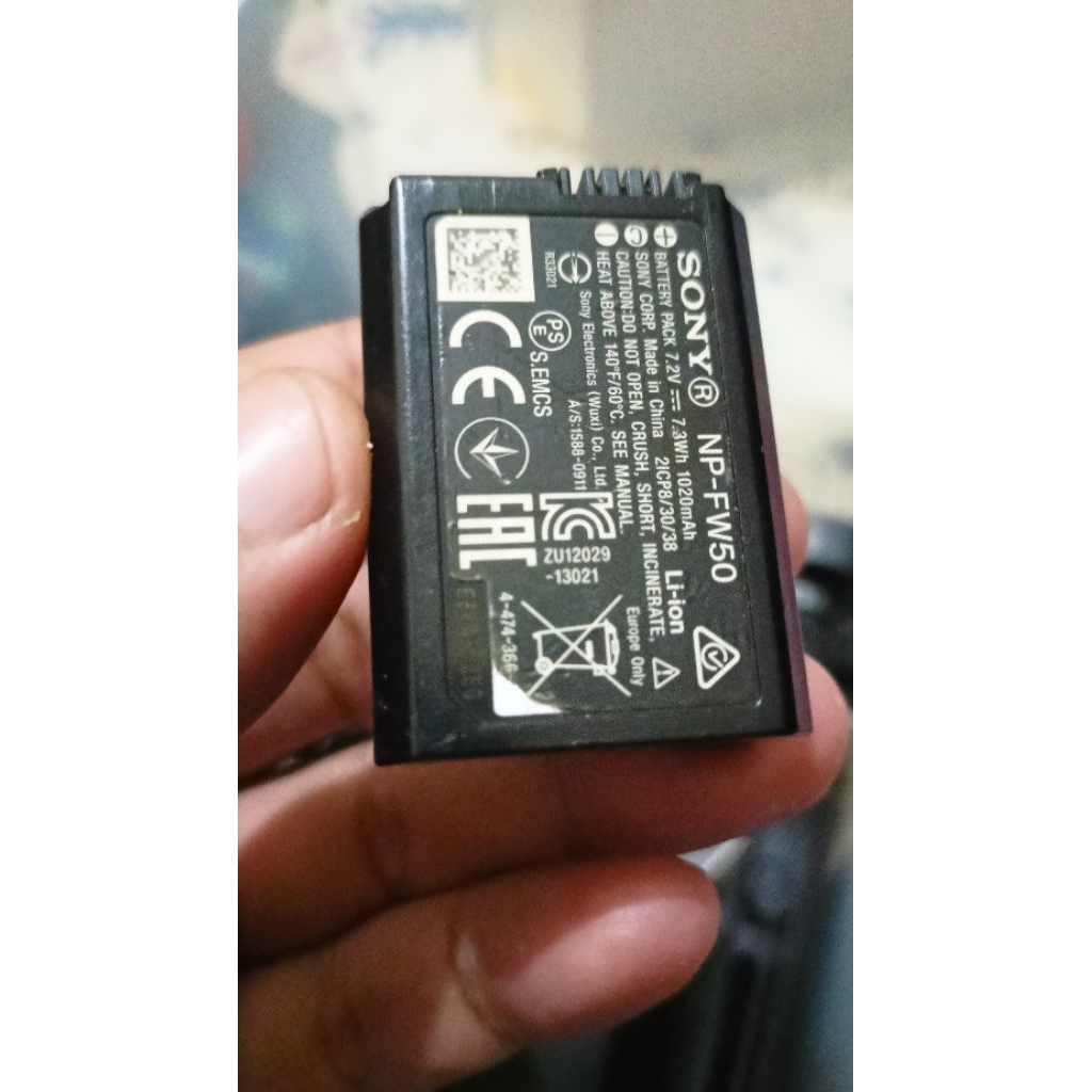 Jual Nego tipis Battery NP-FW50 Copotan Sony A6000 Series 100% Original | Shopee Indonesia