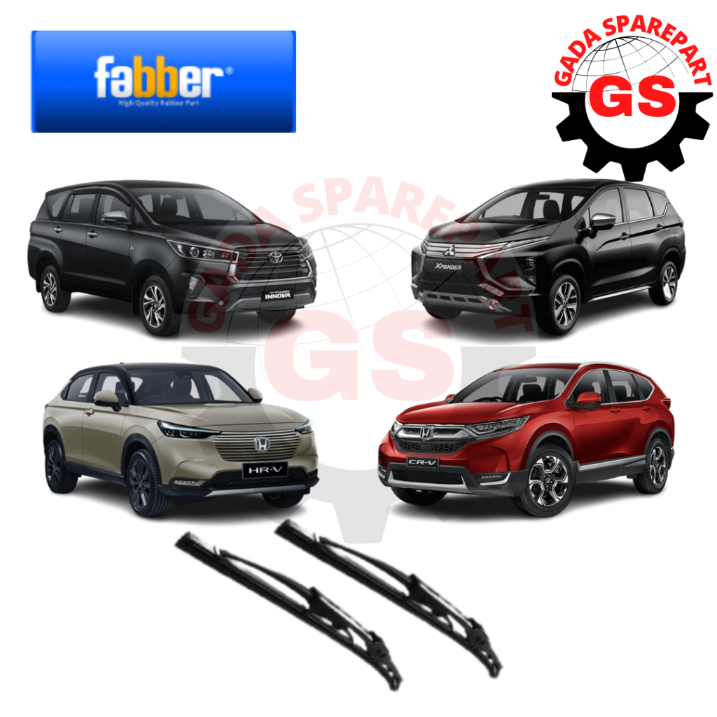 Jual Wiper Mobil FABBER Xpander, Innova Reborn, CRV 12-16, HRV Ukuran ...