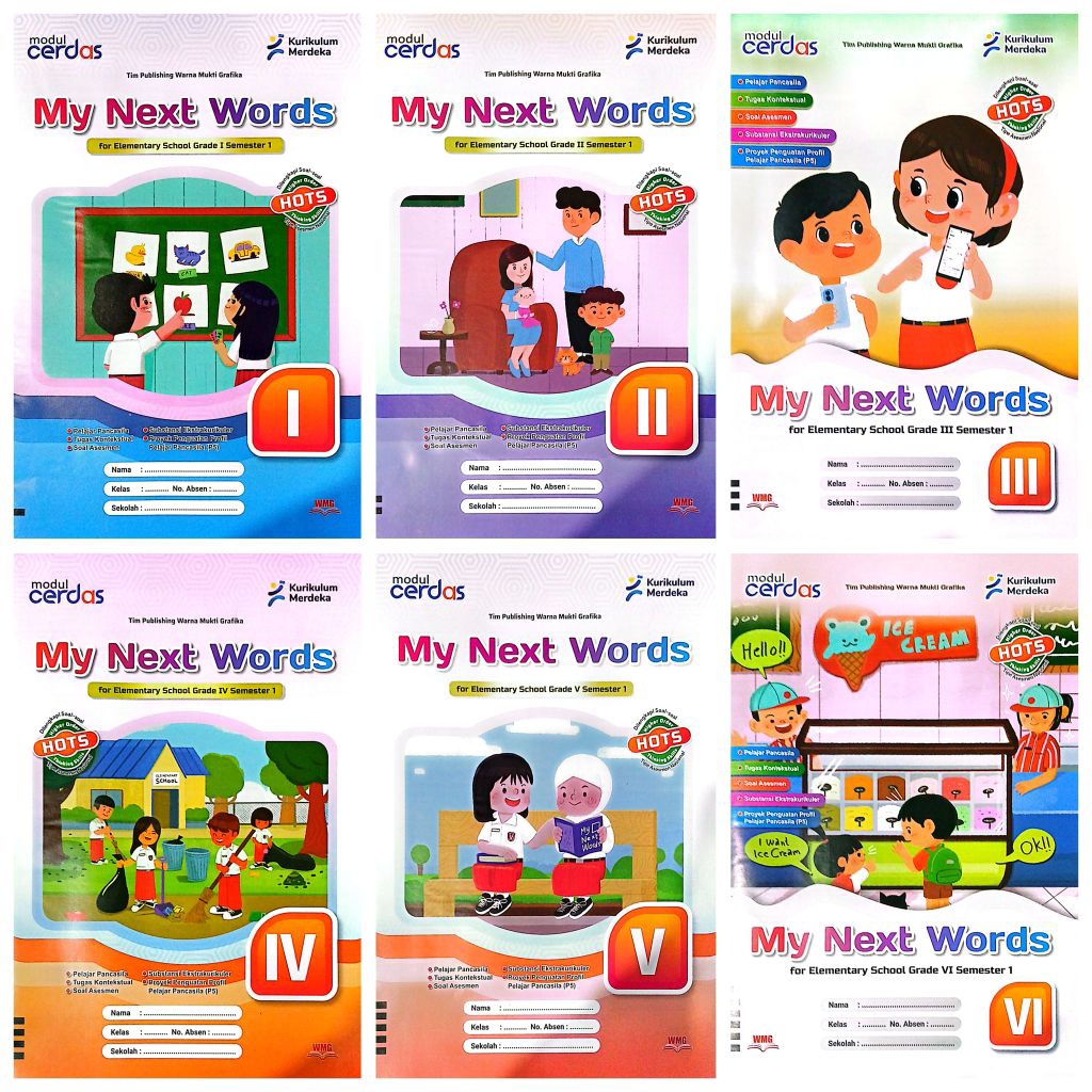 Jual LKS SD MI BAHASA INGGRIS MY NEXT WORDS KELAS 1 2 3 4 5 6 SEMESTER ...