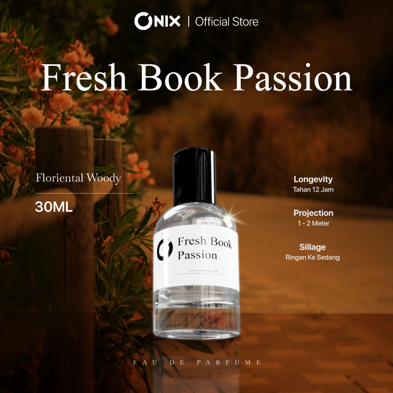 Jual ONIX Fragrance - FRESHBOOK PASSION Eau De Parfum 30ml | Aroma ...