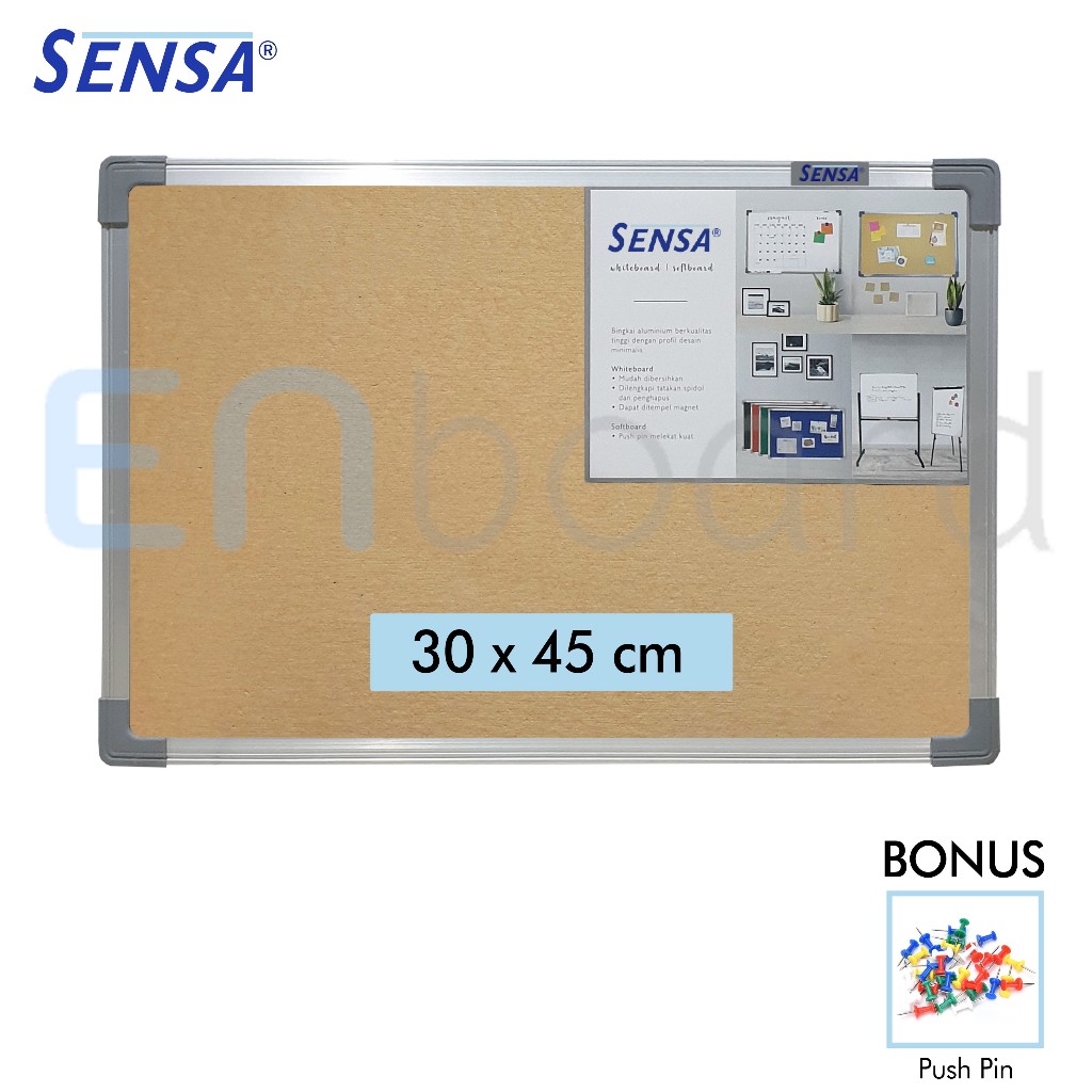 Jual Softboard / Pin Board / Cork Board / Papan Pengumuman / Mading ...