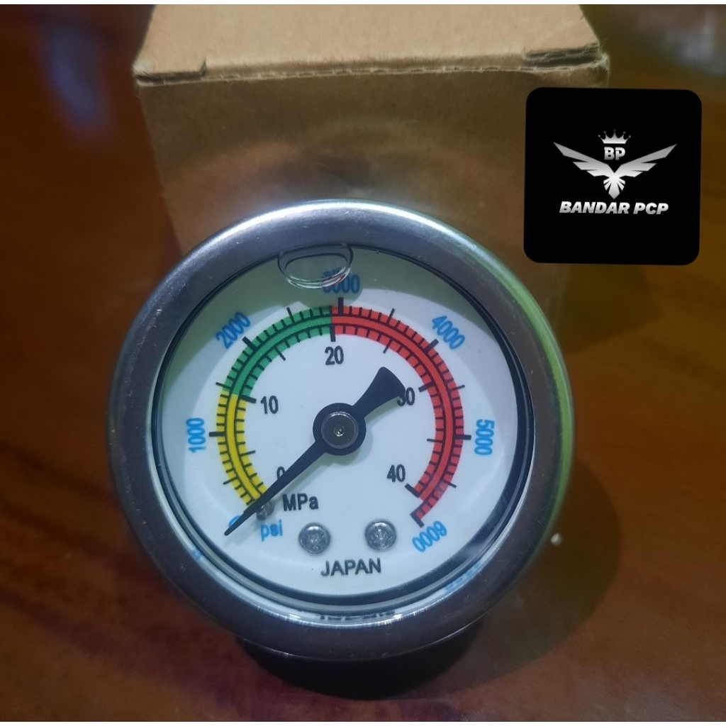 Jual Manomater Pompa PCP Besar 6000 PSI, MANOMATER BESAR, MANOMETER ...