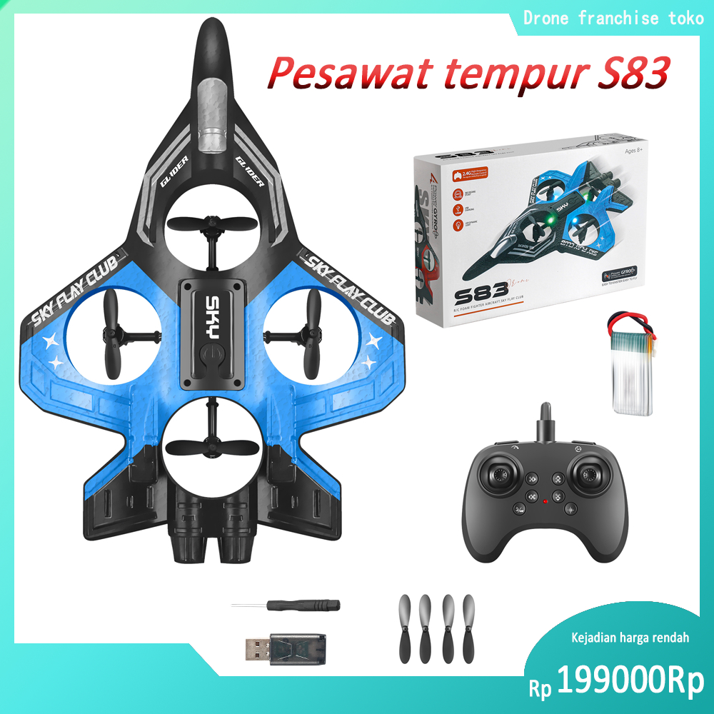 Jual Mainan drone tempur S83, cocok untuk dimainkan anak-anak, anti ...