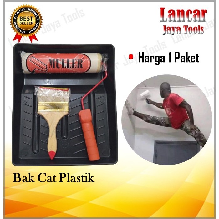 Jual PAKET ALAT CAT TEMBOK MURAH / Promo Paket Cat Terumah, Bak Cat ...