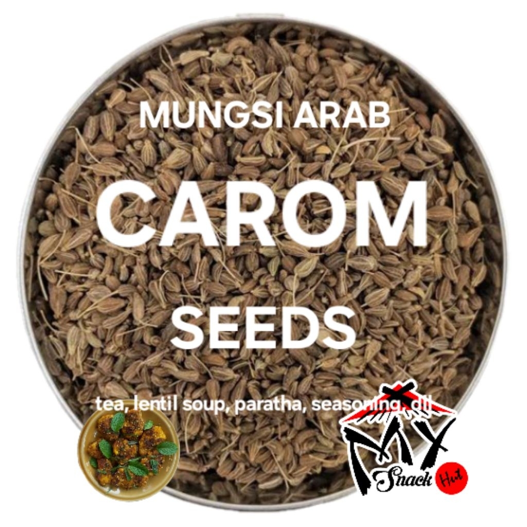 Jual CAROM SEEDS 25GR AJWAIN BIJI MUNGSI ARAB KAROM TEA TEH REMPAH ...