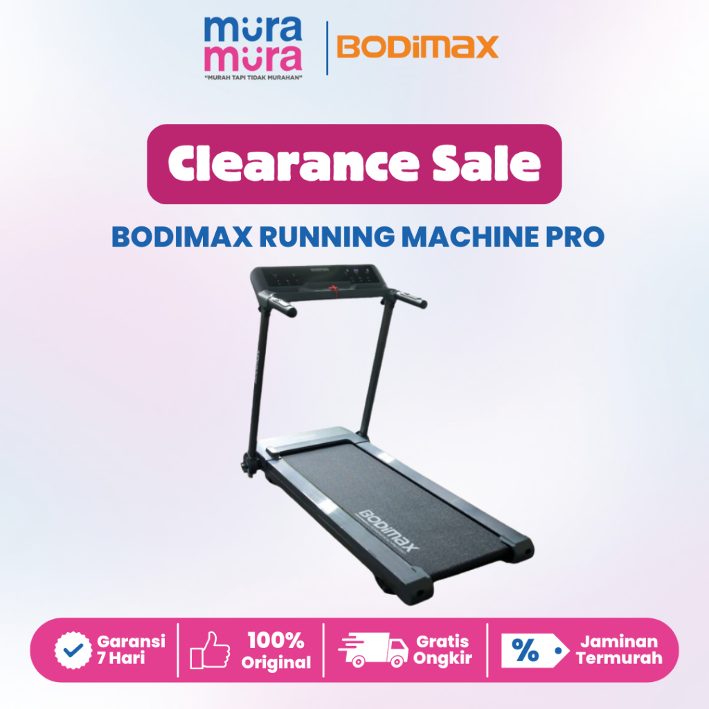 Jual Clearance Sale Bodimax Running Machine Pro Folding Treadmill Gym ...