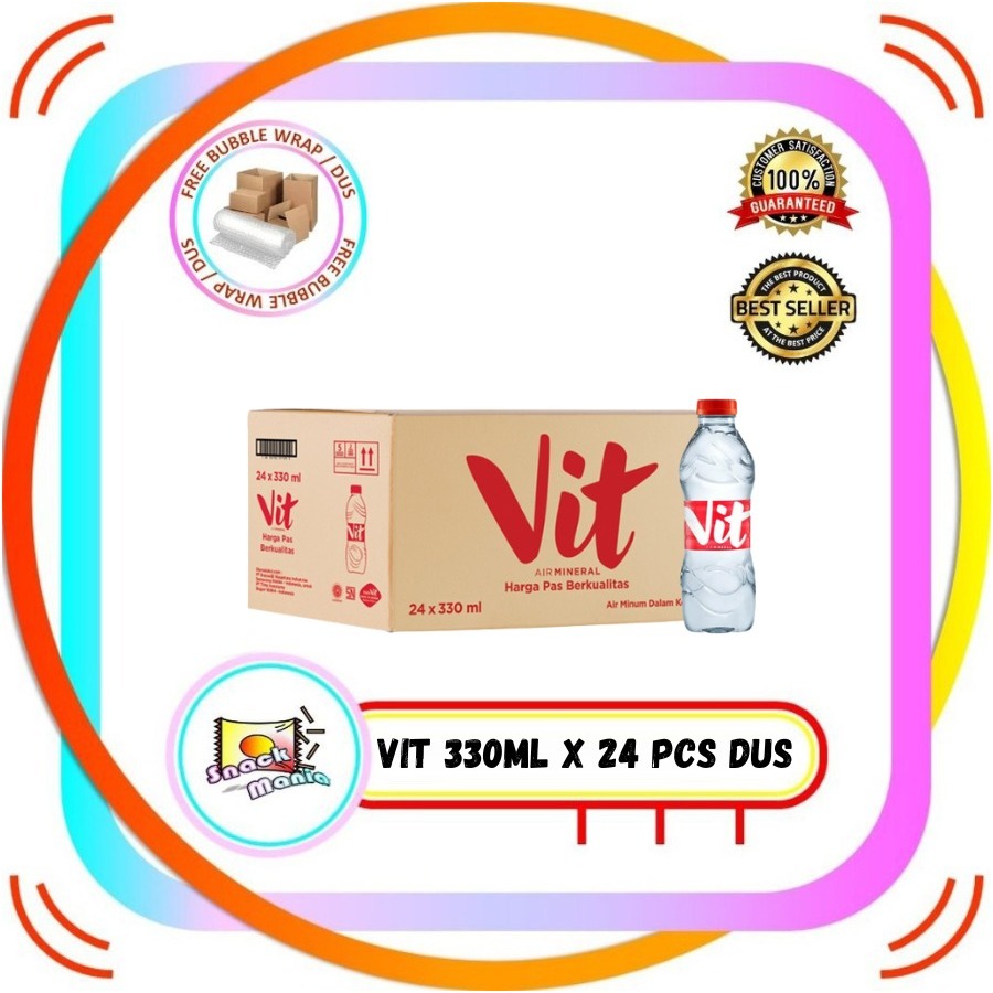 Jual VIT Air Mineral ~ 330 ml 24 pcs DUS | Shopee Indonesia