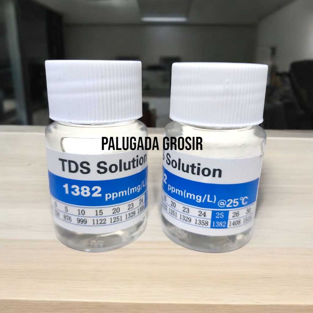 Jual Cairan Kalibrasi TDS 1382 ppm - TDS Calibration Solution Agent | Shopee Indonesia