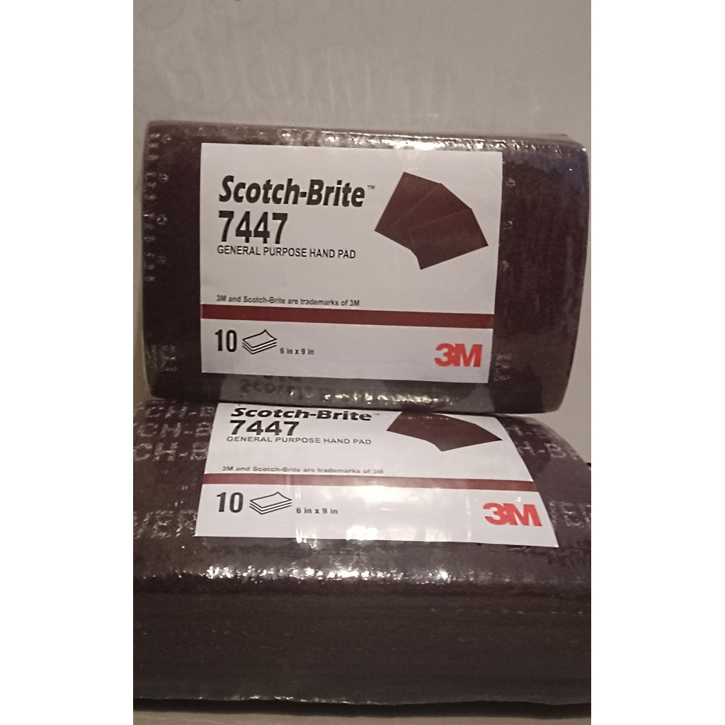 Jual 3M Scotch Brite 7447 Amplas Merah Maroon General Purpose Hand Pad ...