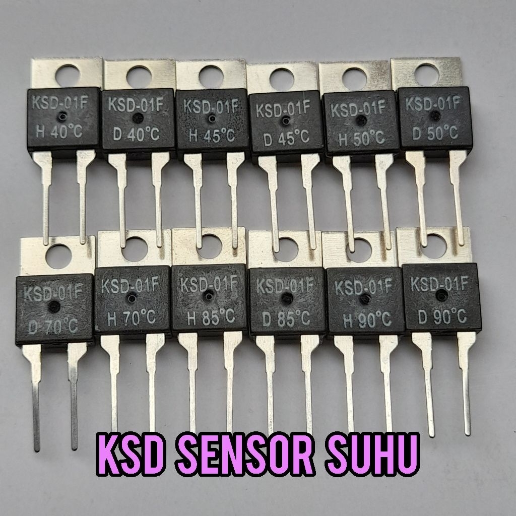 Jual Sensor Suhu KSD-01F H D Thermal Switch Thermostat KSD 01F H D °C | Shopee Indonesia