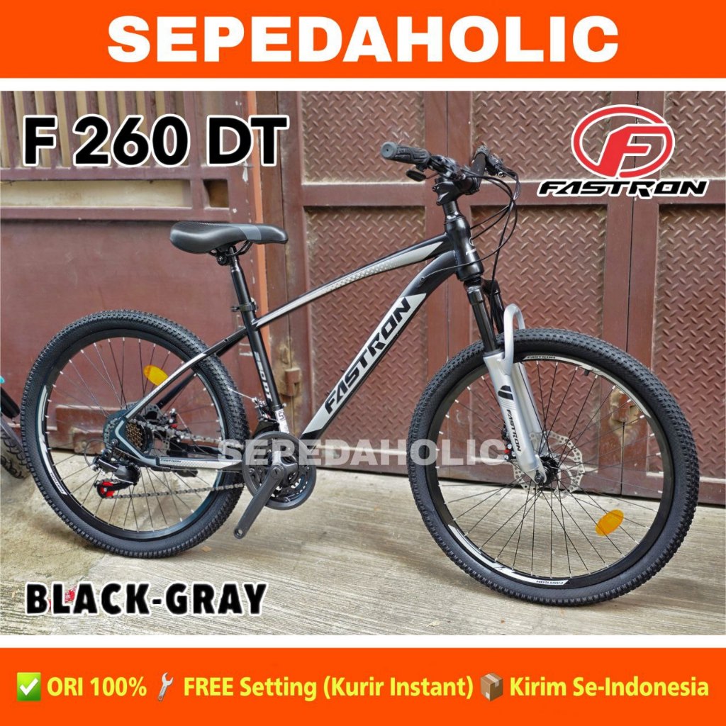 Jual Sepeda Gunung FASTRON F 260 DT Ukuran 24 26 Inch 21 Speed Rem ...