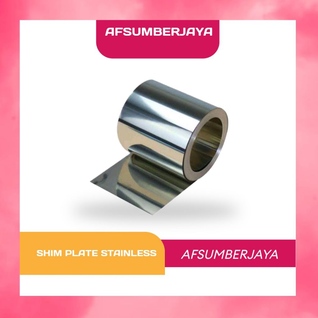 Jual Shim plate stainless 304 0,2mm x 50mm x 1000mm | Shopee Indonesia