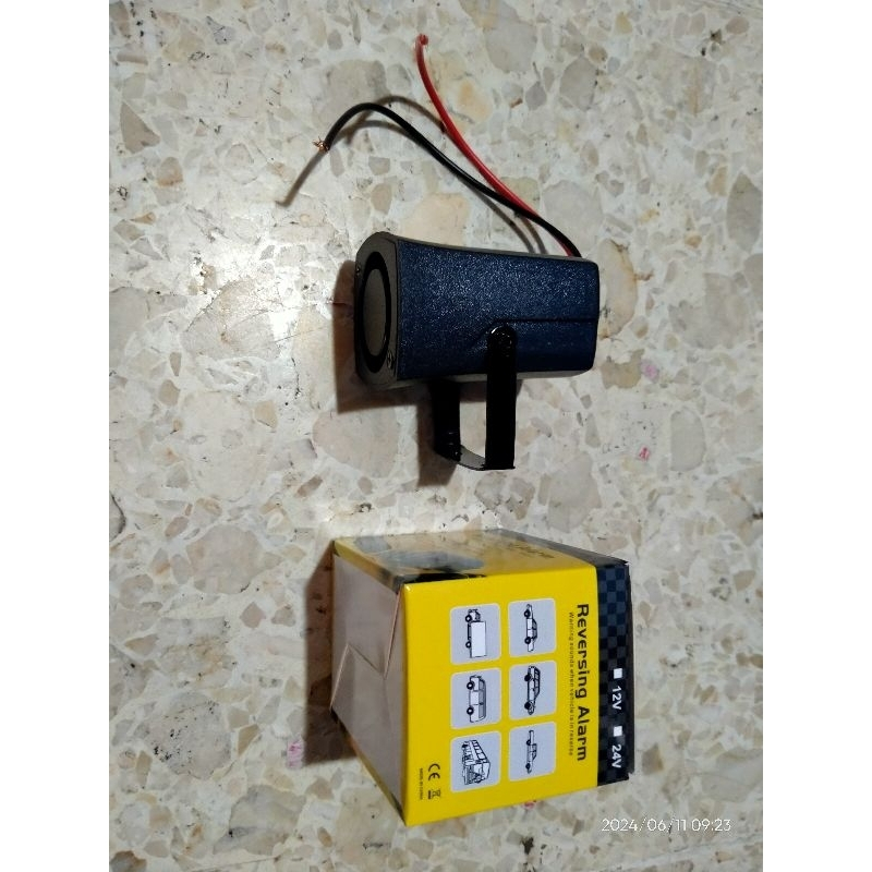 Jual alarm mundur/ reversing alarm dan alarm universal kendaraan 12V ...