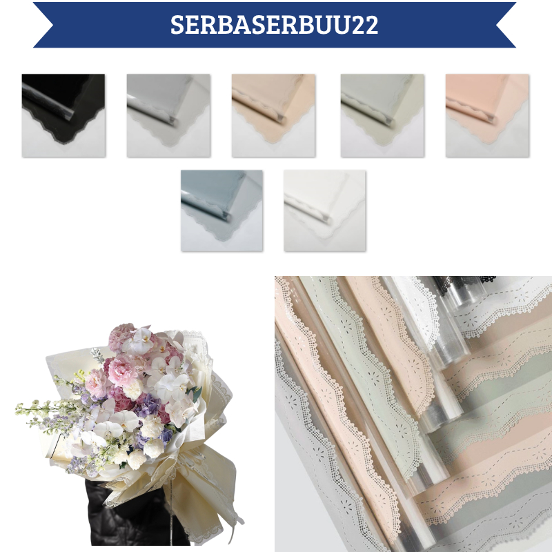 Jual Isi 20 LEMBAR Kertas Buket Motif Renda Florist Waterproof Lace ...