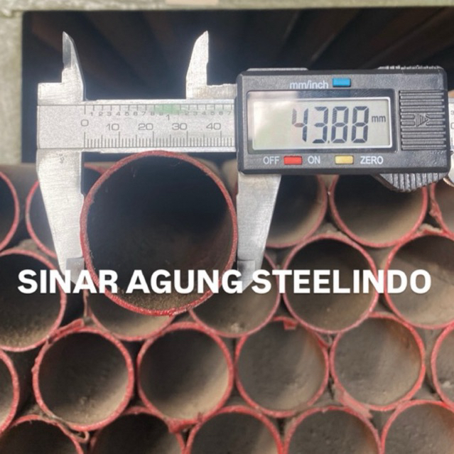 Jual Pipa hitam 1 1/2 inch x 1,6mm x 6m / Pipa hitam 1,5 inci tebal 1 ...