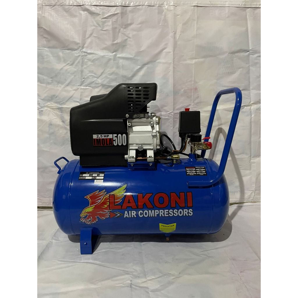 Jual Lakoni Imola 500 Mesin Kompressor Udara 2.5 HP 50L | Shopee Indonesia