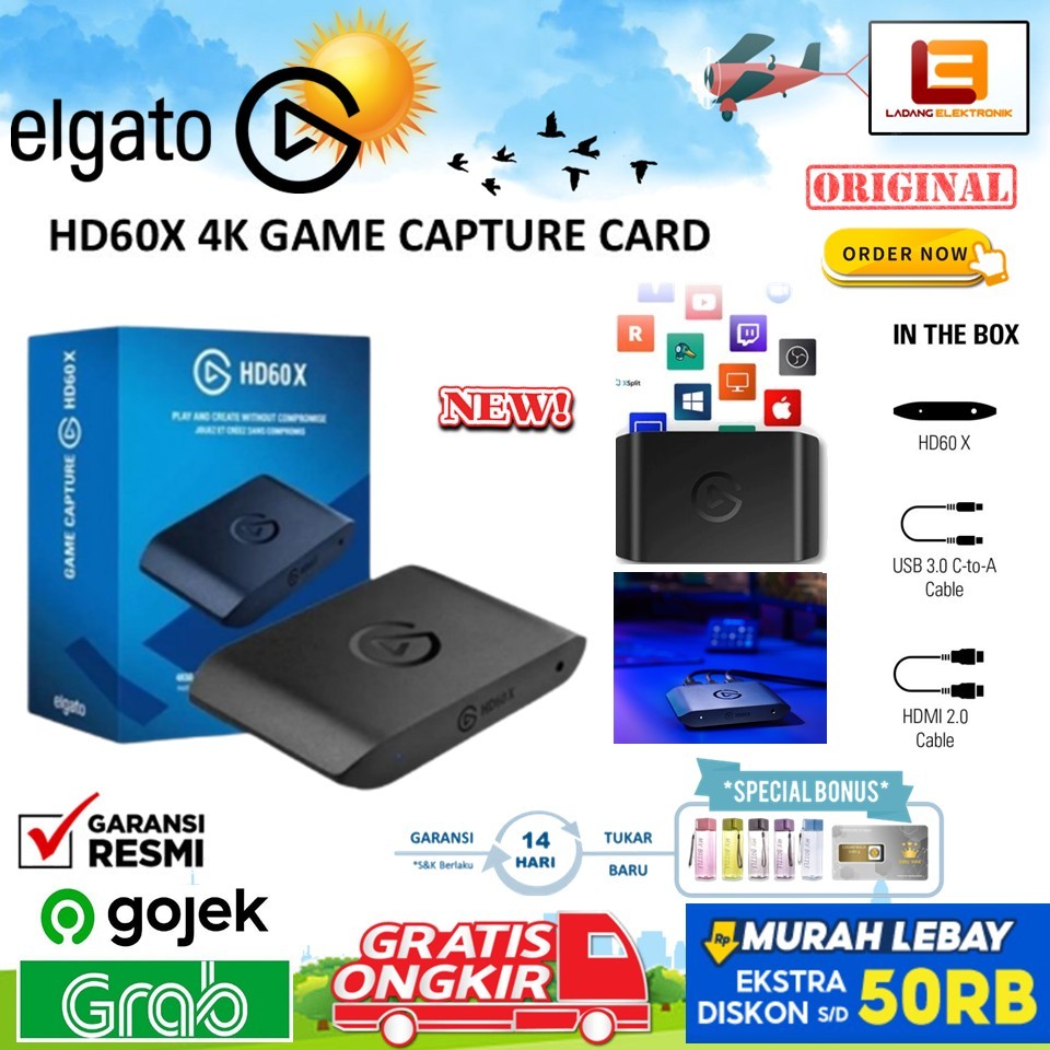 Jual Elgato HD60X / HD60 X Free ELGATO CHAT LINK 4K Game Capture Card ...