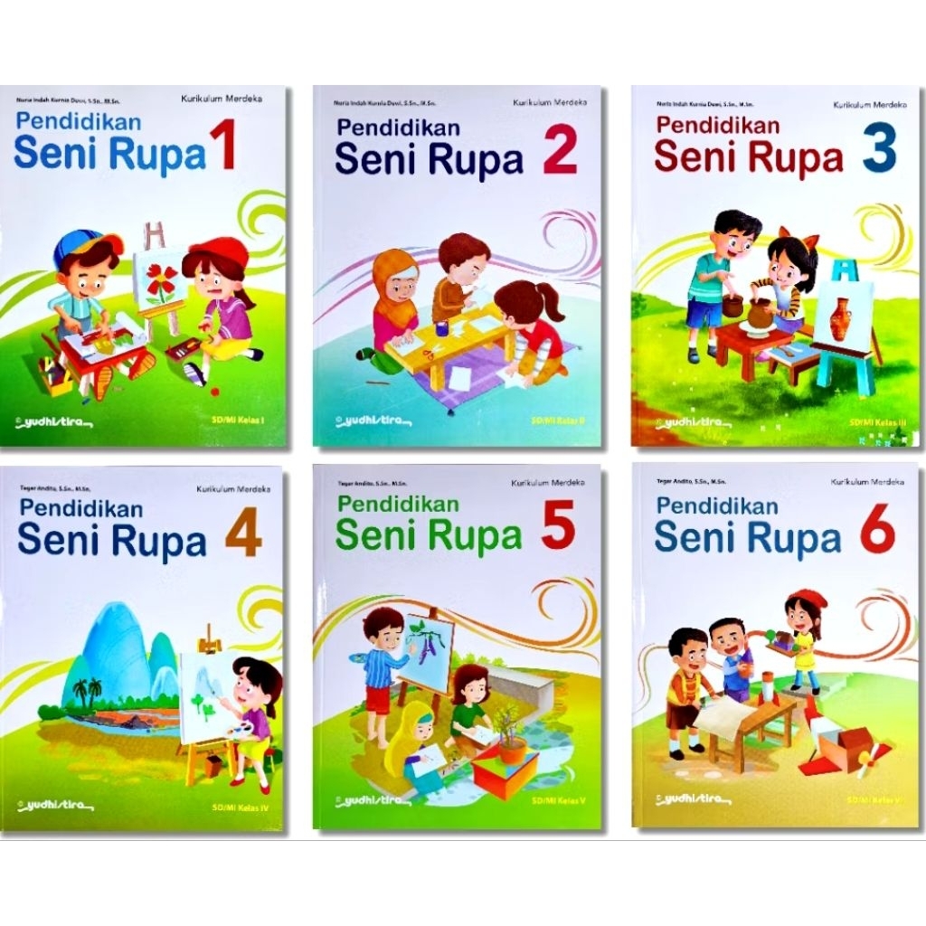 Jual Seni Rupa Kelas 1.2.3.4.5.6 SD Penerbit Yudistira Kurikulum Merdeka | Shopee Indonesia