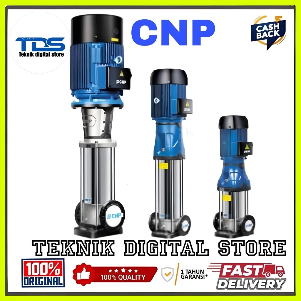 Jual Pompa Booster Air Vertikal CNP CDMF 5-9 380V Hydrant Jockey Pump ...