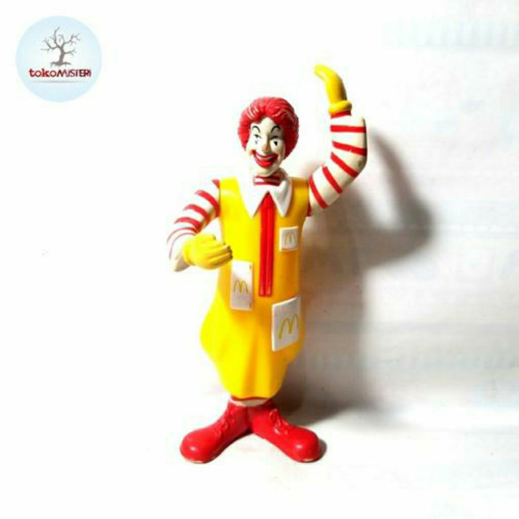 Jual Maskot Badut Ronald Mcdonald Clown Happy Meal Mcd Mcdonalds Jadul ...
