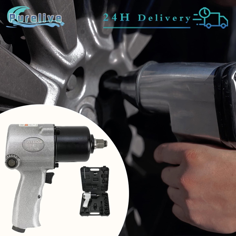 Jual 750Nm Air Impact Wrench Pneumatic Bor Sock Angin 1/2" Alat Pneumatik | Shopee Indonesia