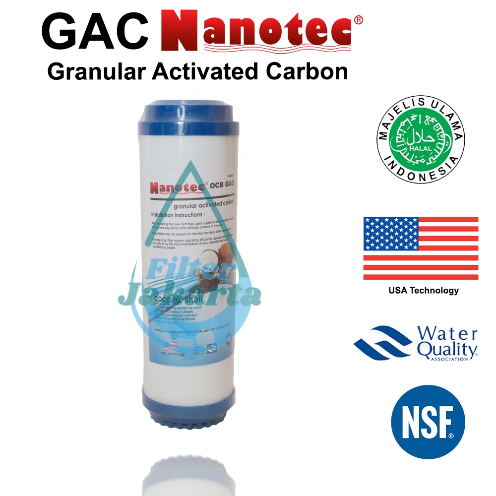 Jual Catridge GAC / Granular Active Carbon merk Nanotec | Shopee Indonesia