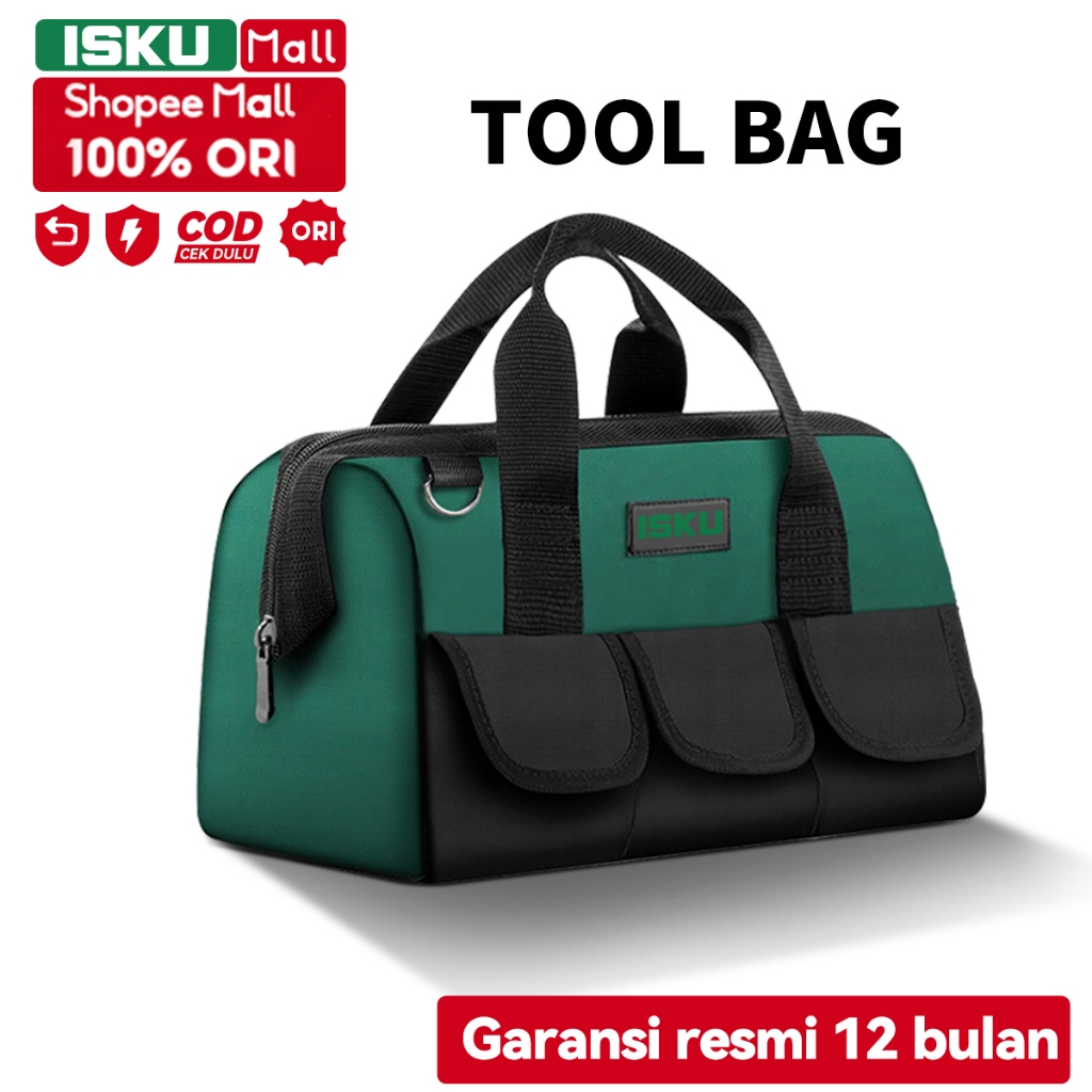 Jual ISKU Tool Bag 13-17 inch Tas Perkakas Multifungsi Bahan Kuat ...