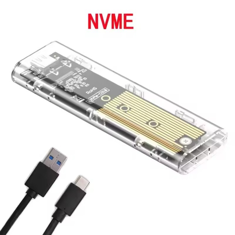 Jual NVME to USB ENCLOSURE ADAPTER CASE SSD TYPE-C CONVERTER CASING M.2 ...