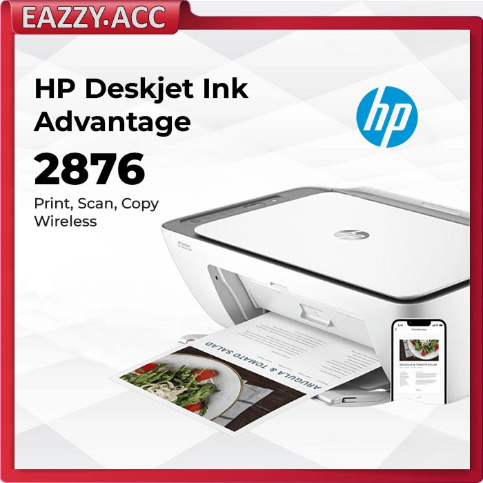 Jual HP DeskJet Ink Advantage 2876 All-in-One Printer Print | Scan ...