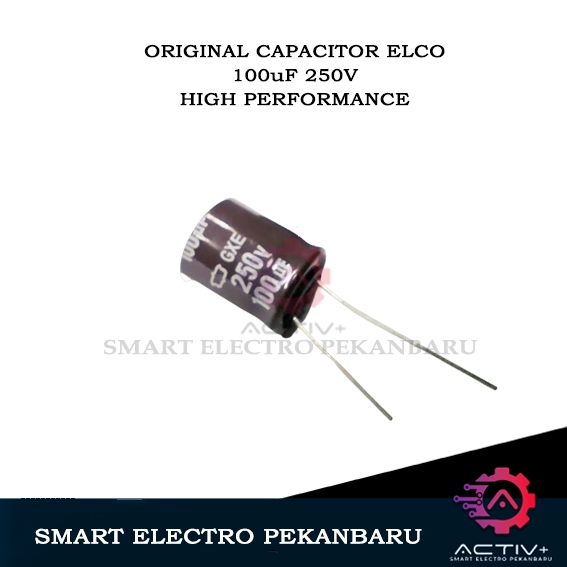 Jual ORIGINAL ELCO 100uF 250V CAPACITOR KAPASITOR ELKO 100 uF 250 V CAPASITOR 250VOLT 250 VOLT ...