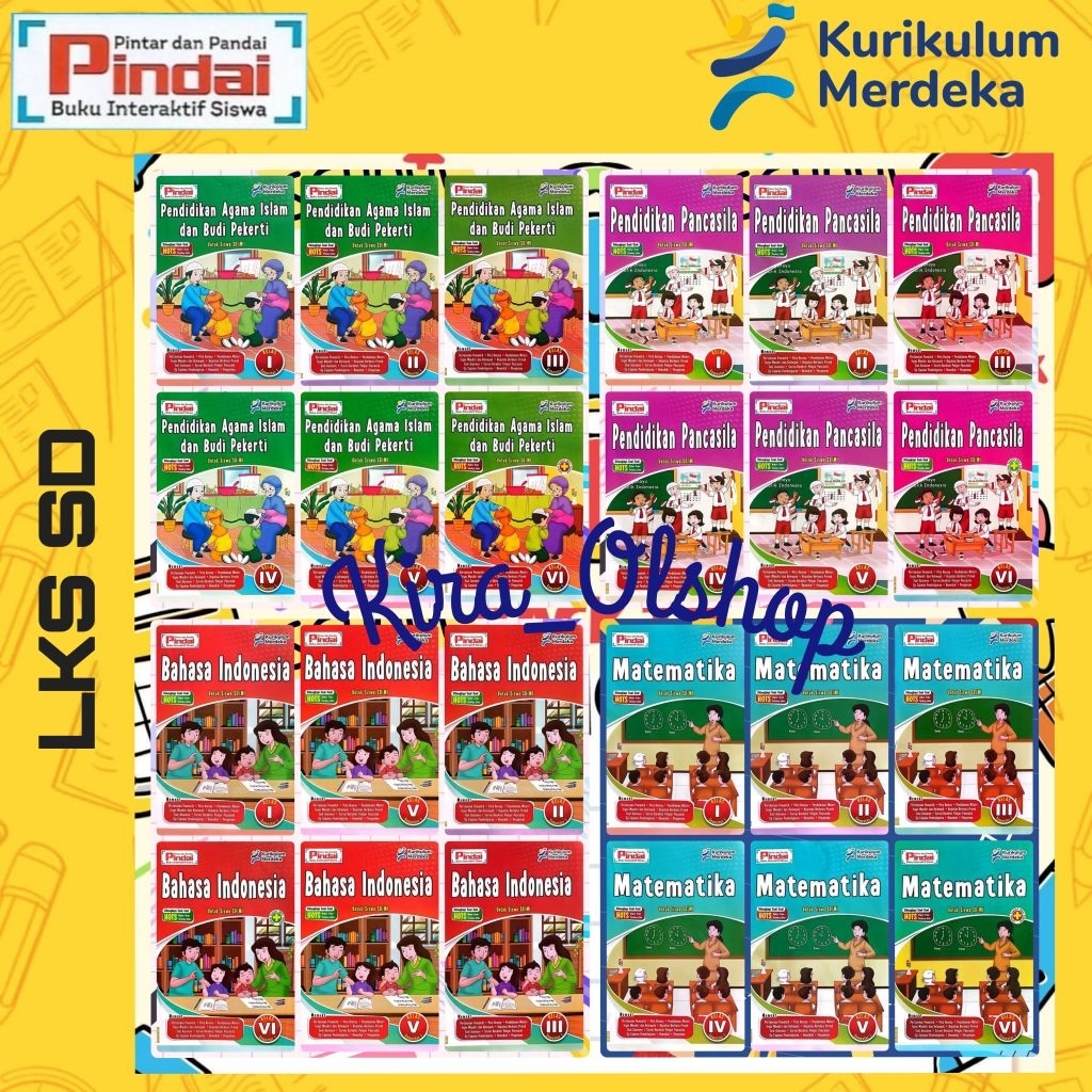 Jual [2025] LKS Pindai Kelas 1 2 3 4 5 dan 6 SD MI Kurikulum Merdeka ...